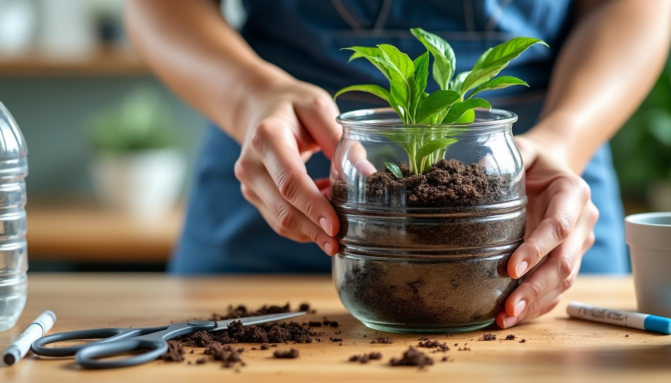 Créer un pot auto-irrigant maison : guide facile et pratique